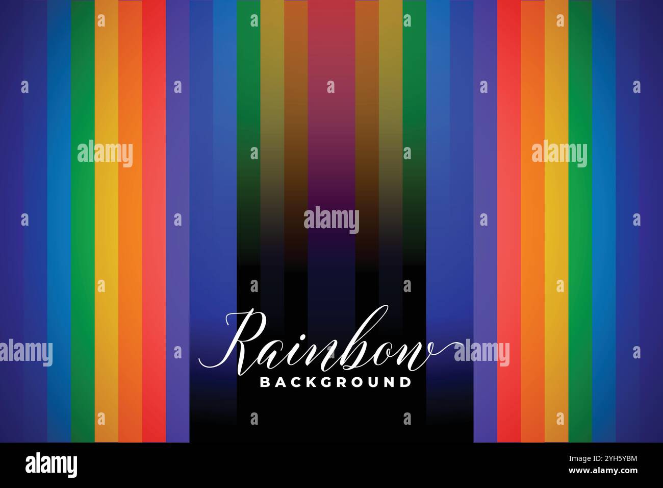 Rainbow seven colors red Stock Vector Images - Alamy