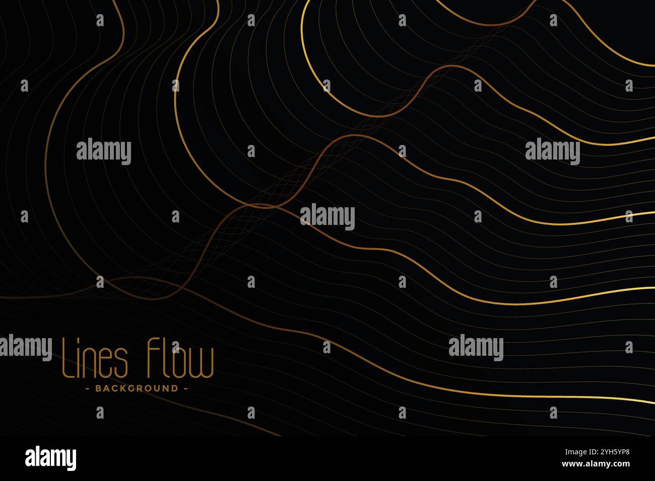 Contour lines on the map Stock Vector Images - Alamy