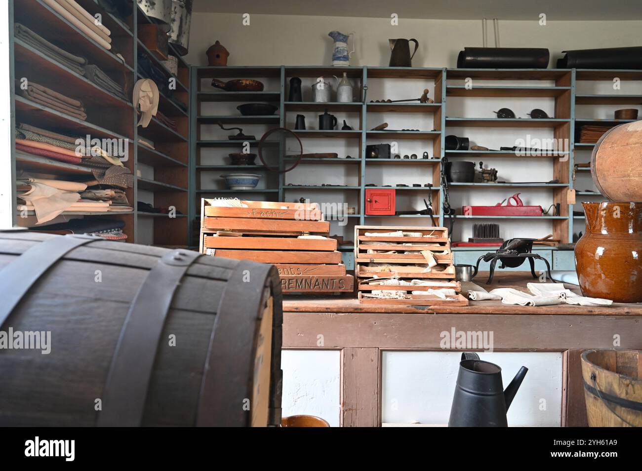 American store from the 1860's at Appomattox in Virginia, USA Stock ...