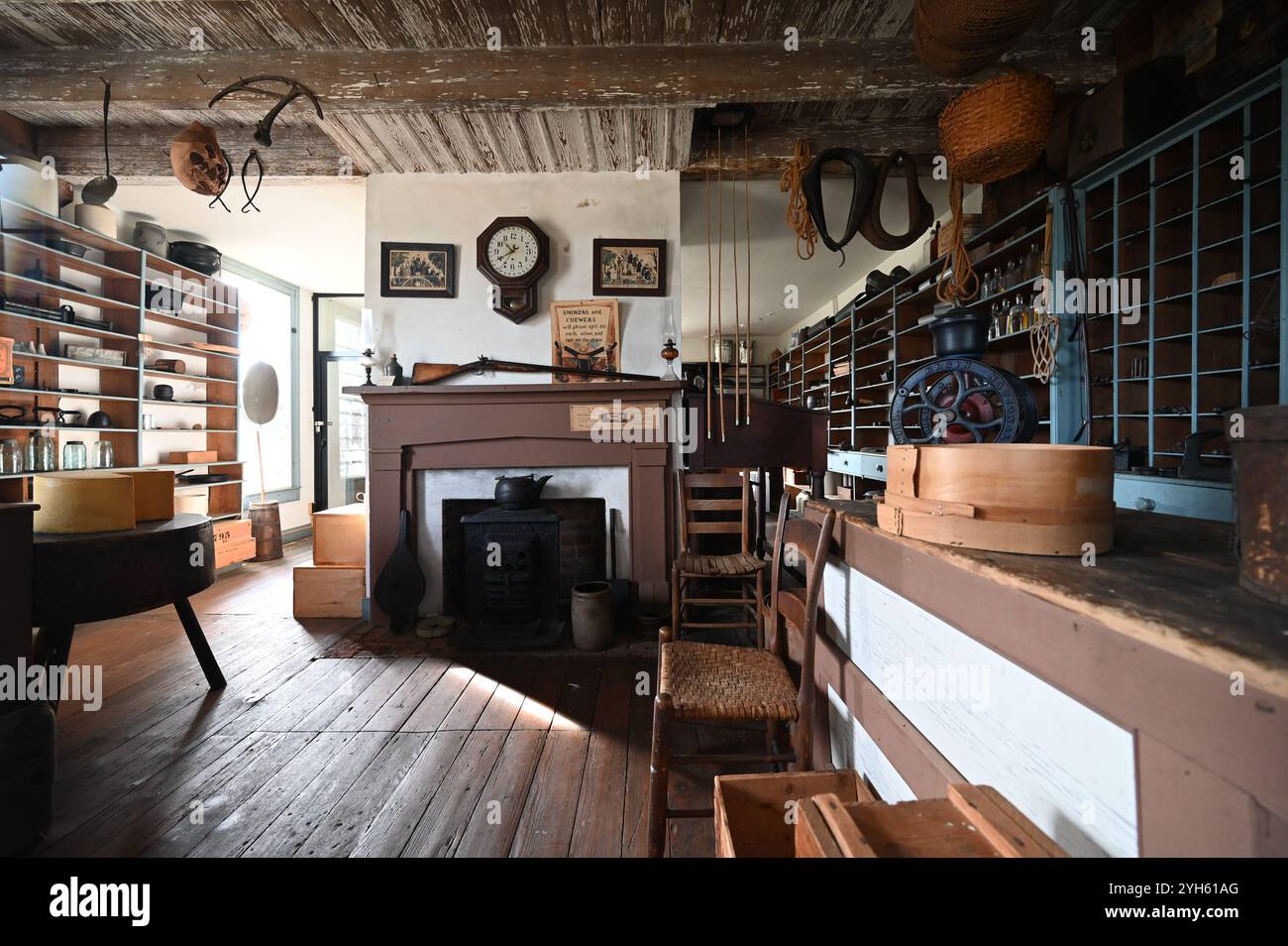 American store from the 1860's at Appomattox in Virginia, USA Stock ...