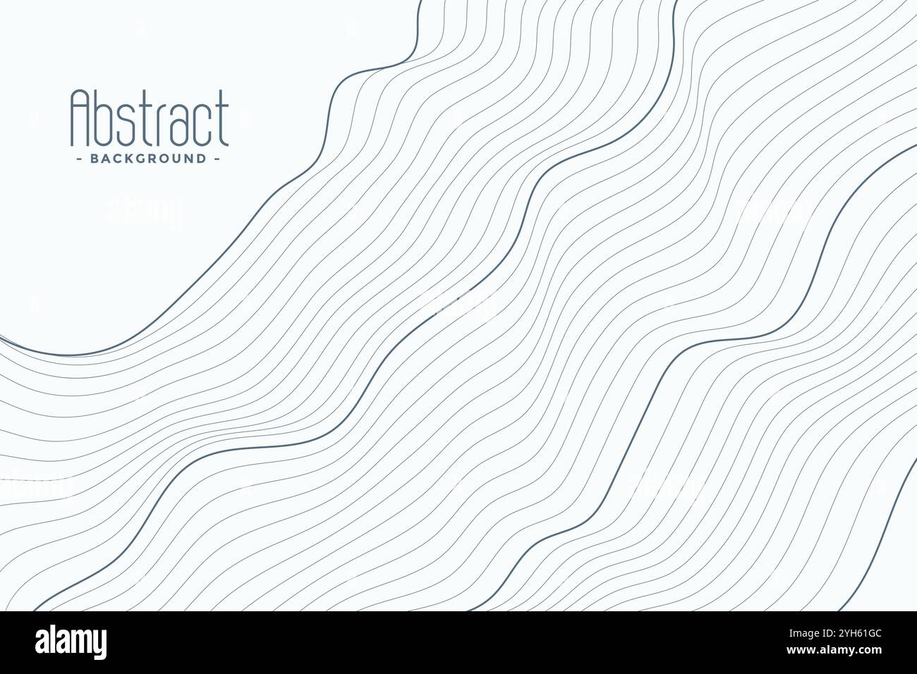 abstract contour lines on white background Stock Vector Image & Art - Alamy