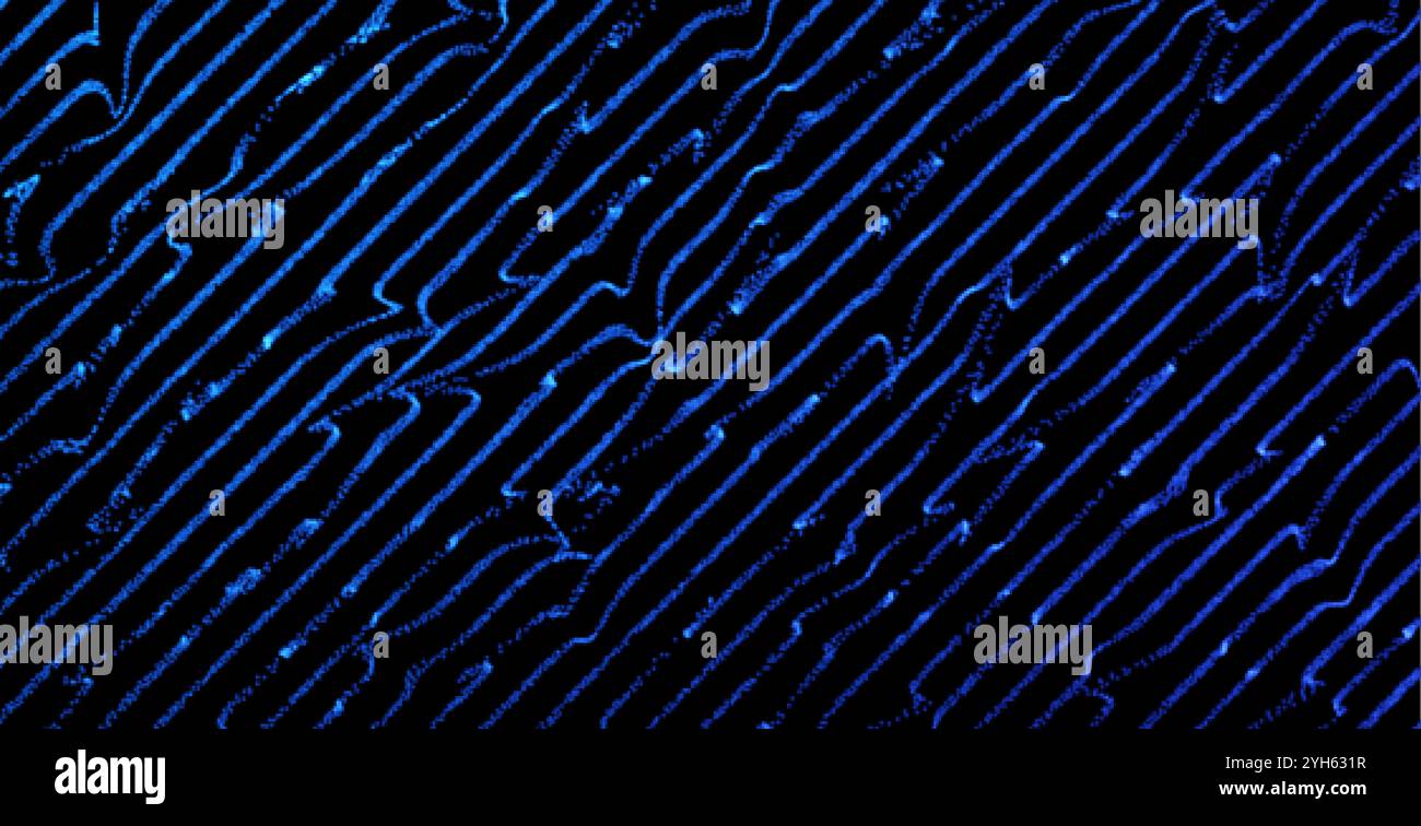 Abstract blue particles hi-res stock photography and images - Alamy