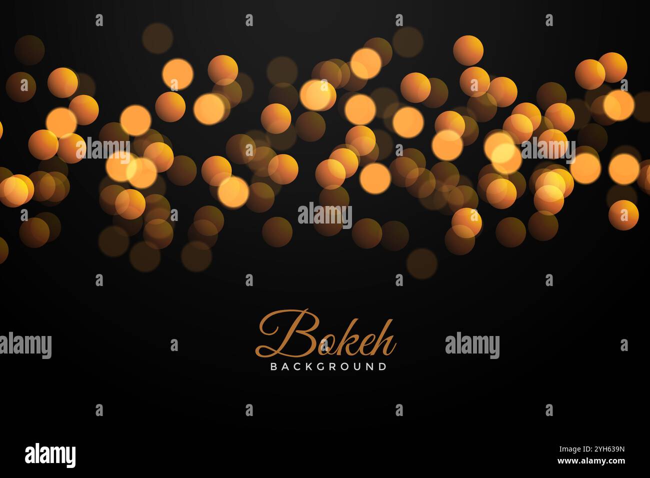 Gold particles bokeh background Stock Vector Images - Alamy