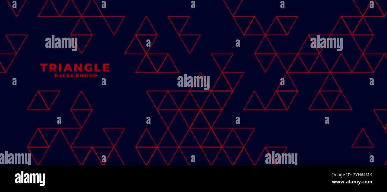Red triangle pattern hi-res stock photography and images - Alamy