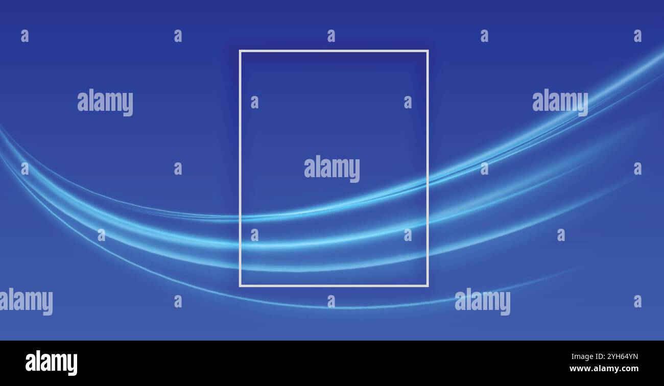 abstract blue background with light streak design Stock Vector Image ...