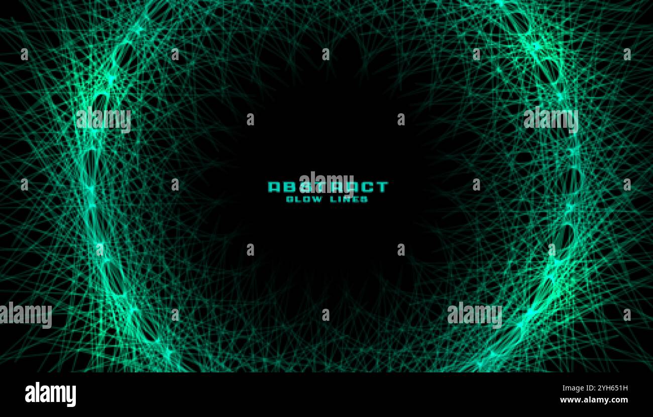 Glowing network lines in Stock Vector Images - Alamy