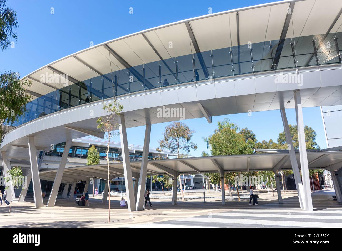 Terminal courtyard at Adelaide Airport, James Schofield Drive, Adelaide ...