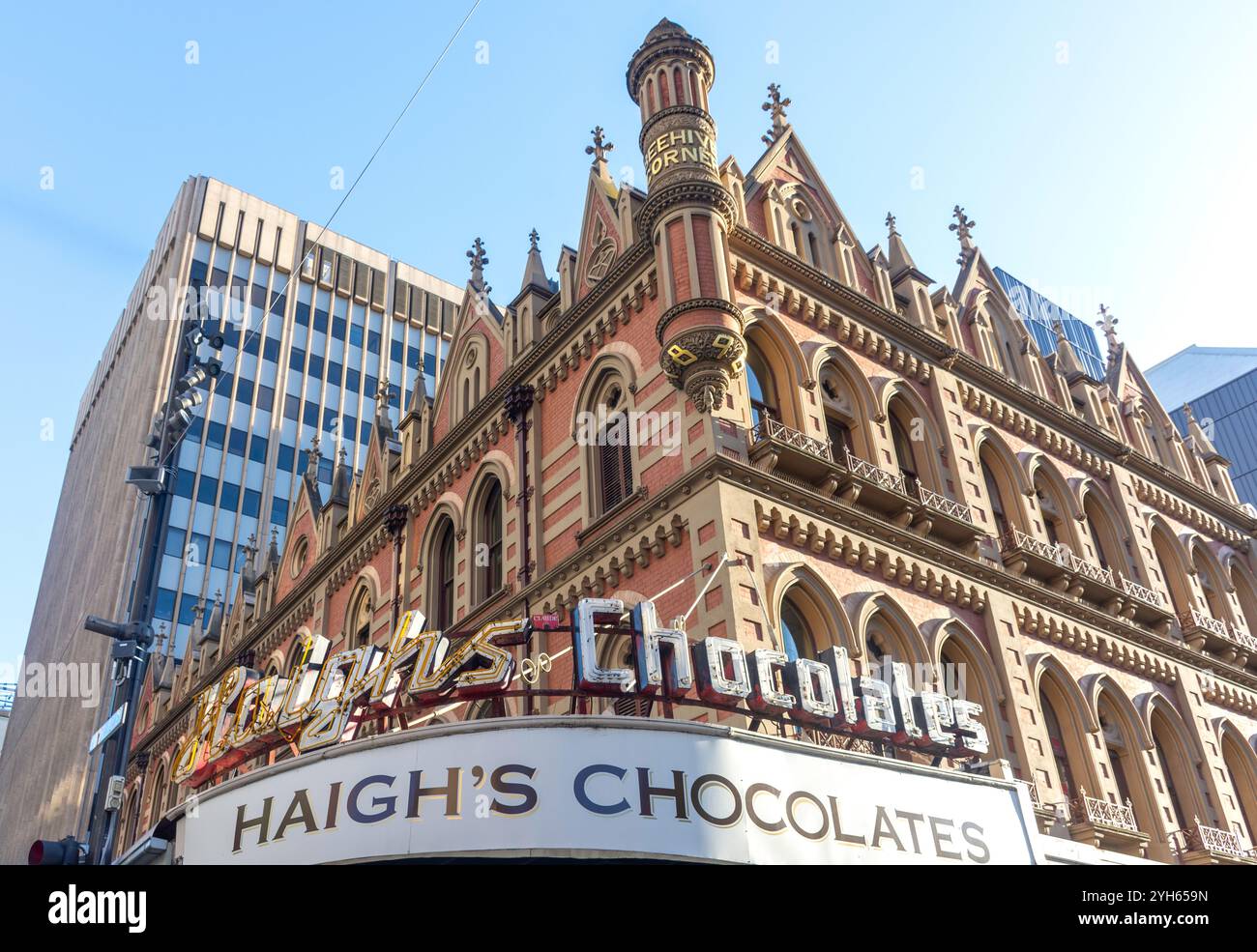 Haighs chocolates sign signs shop store chocolate chocolatier f hi-res ...