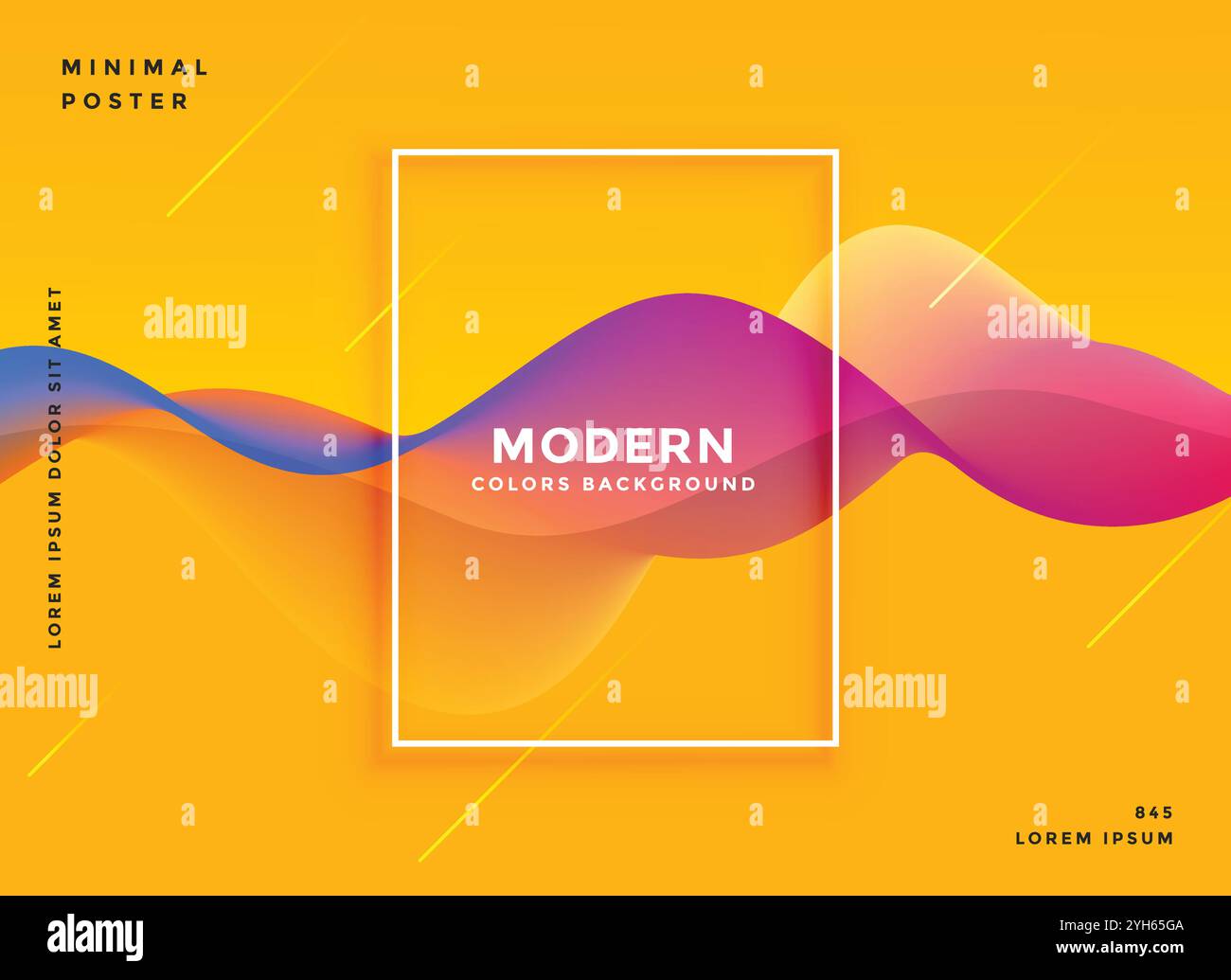 modern curvy fluid wavy shape background design Stock Vector Image ...