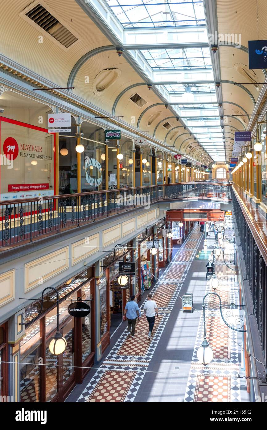 Historic Adelaide Arcade, Rundle Mall, Adelaide, South Australia ...