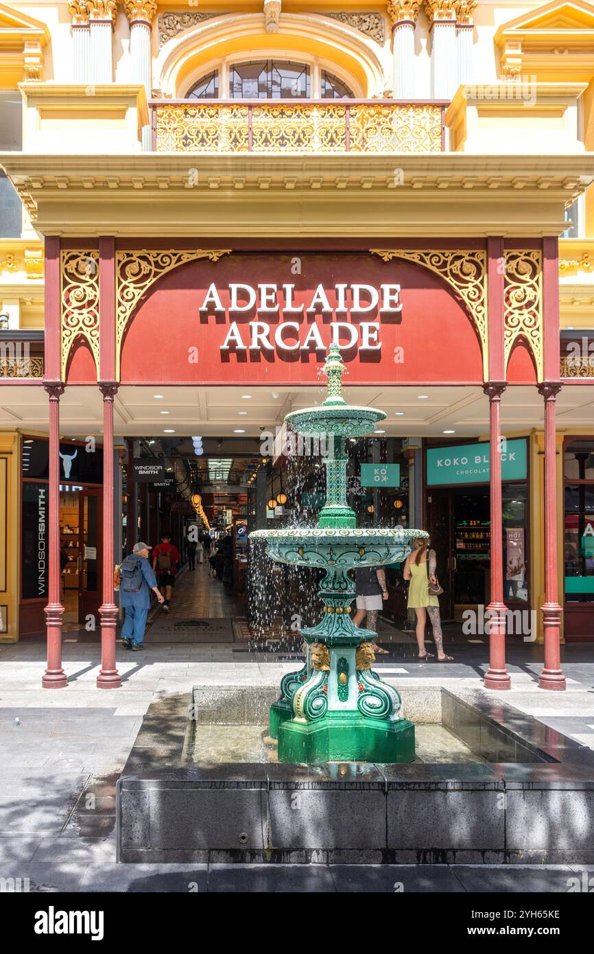 The Rundle Mall Fountain at entrance to Adelaide Mall,, Rundle Mall ...