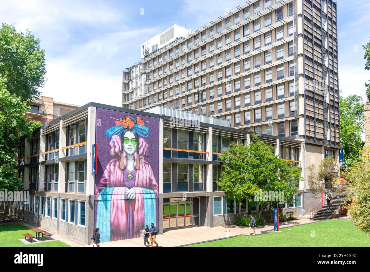Napier Building on campus of The University of Adelaide, North Terrace ...