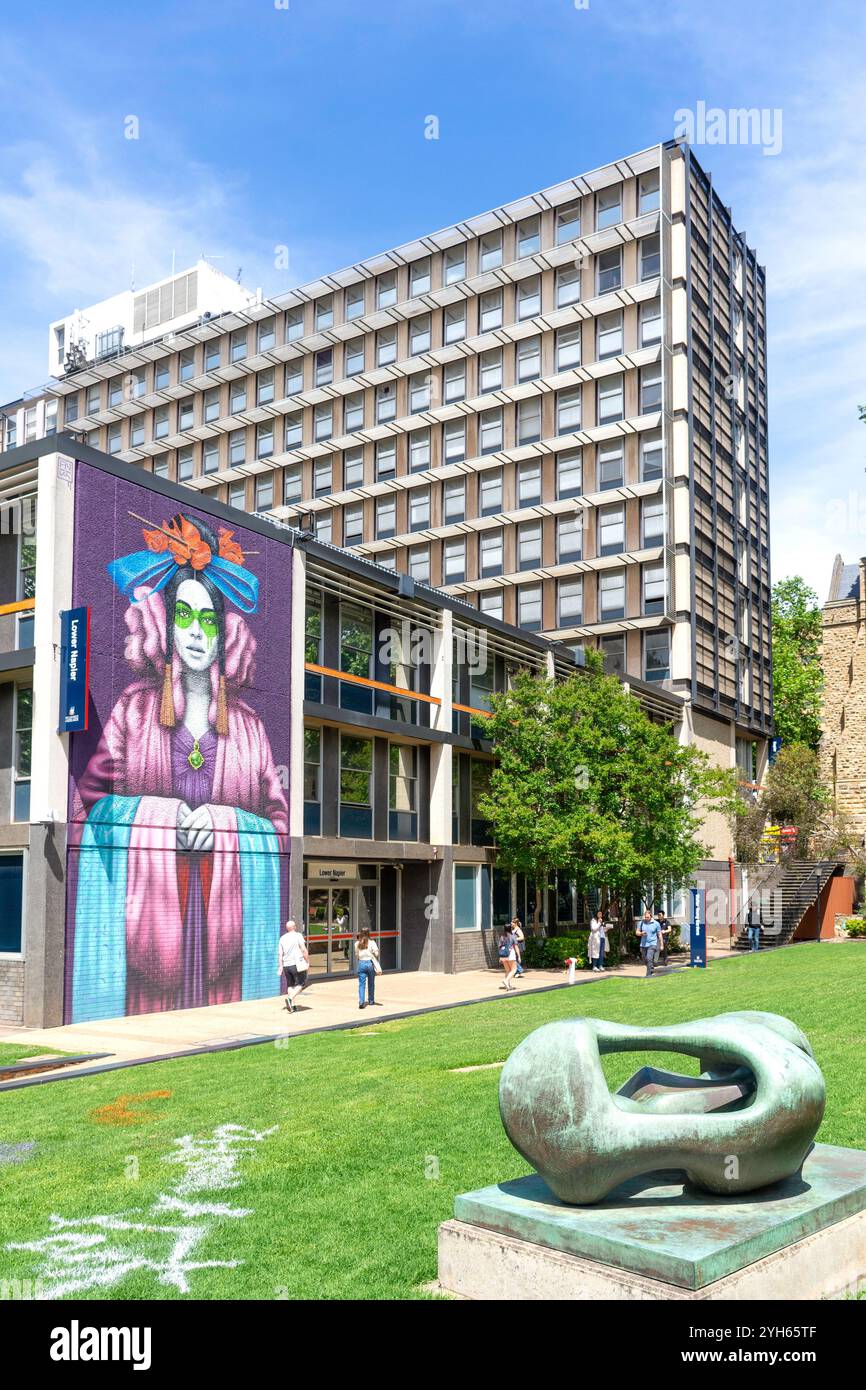 Napier Building on campus of The University of Adelaide, North Terrace ...