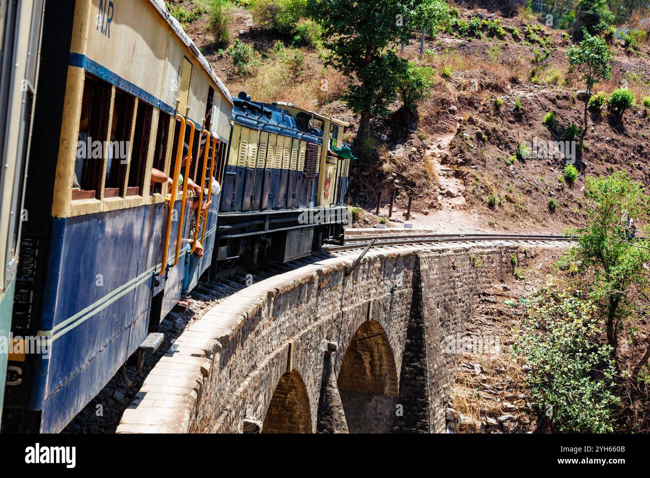 Kalka-Shimla toy train Stock Photo - Alamy