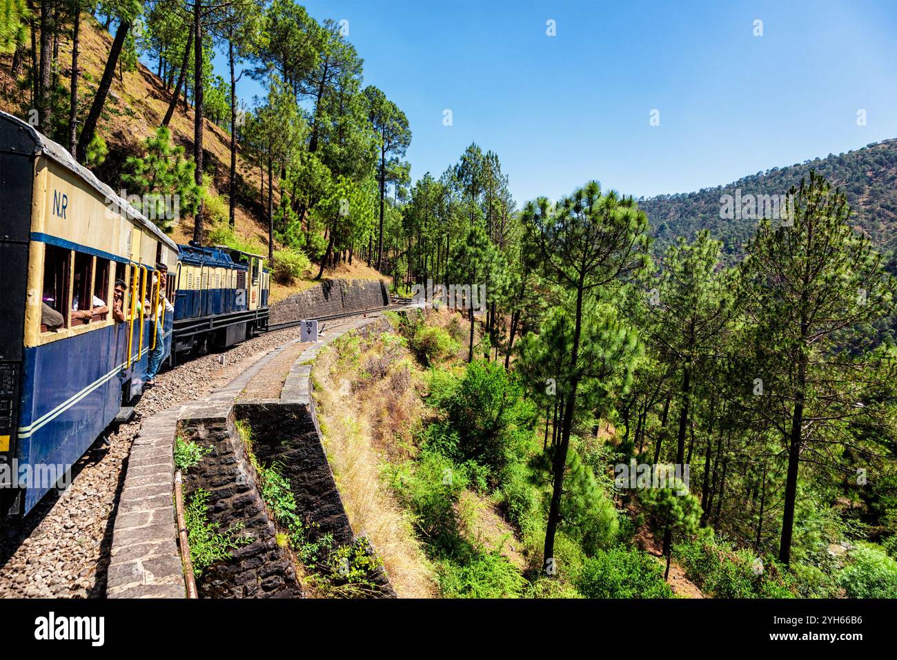 Kalka-Shimla toy train Stock Photo - Alamy