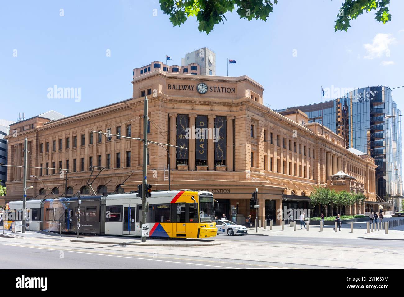 Adelaide Railway Station and SkyCity Adelaide, North Terrace, Adelaide ...