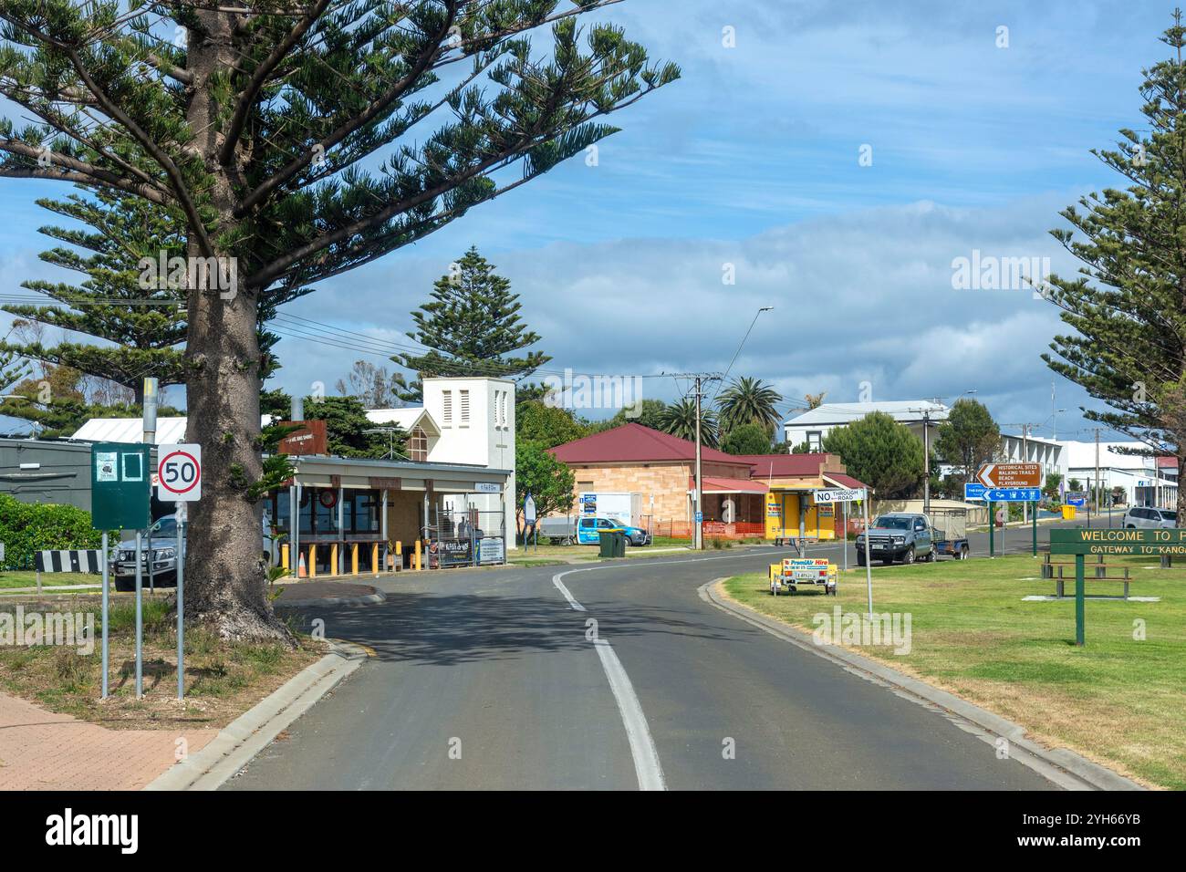 Seafront, North Terrace, Penneshaw, Dudley Peninsula, Kangaroo Island ...