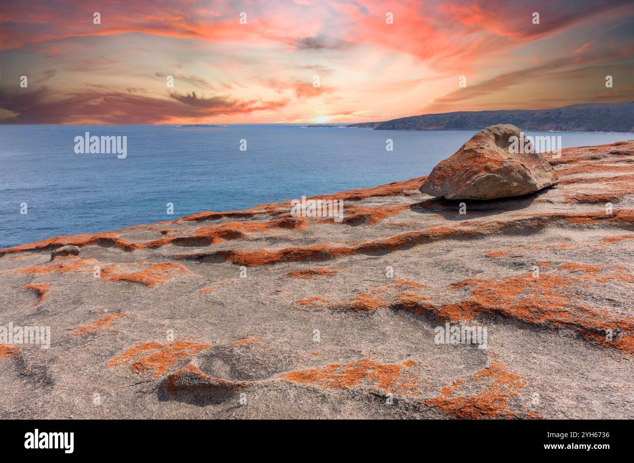 The Remarkable Rocks at sunset, Flinders Chase National Park, Kangaroo ...