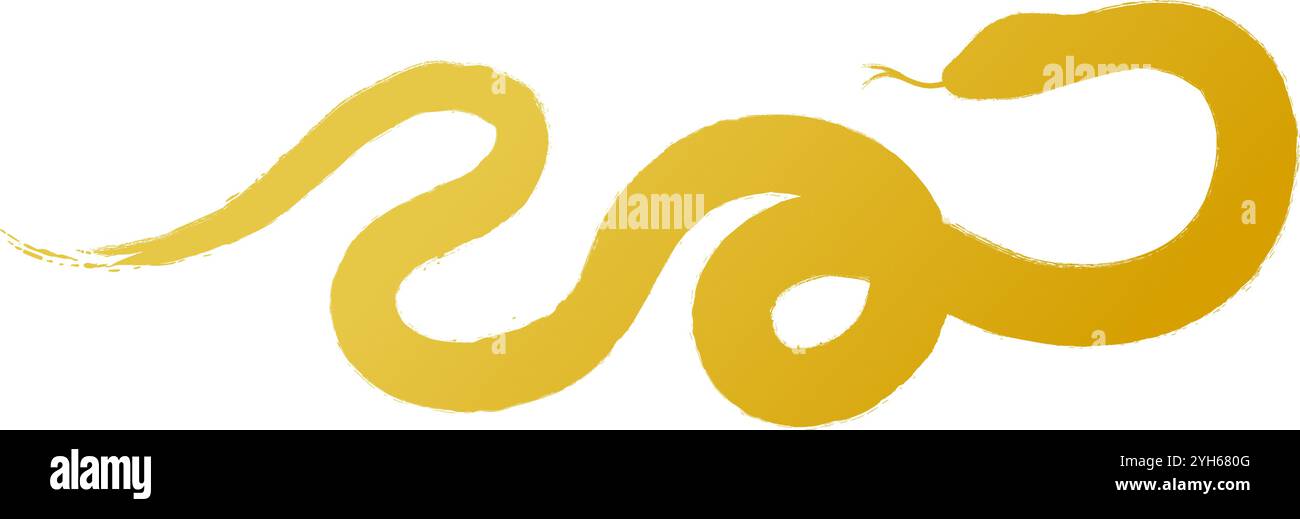 Golden python Stock Vector Images - Alamy