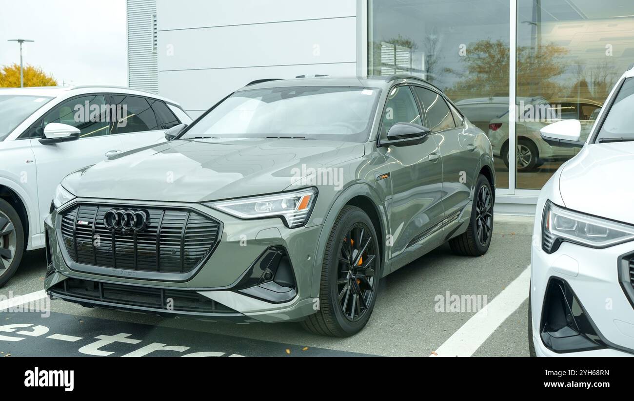 Ottawa ON Canada - 10-28-2024: Experience the Audi e-tron Sportback A ...