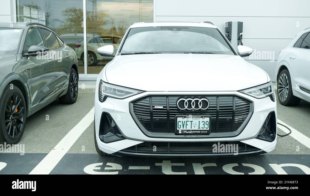 Ottawa ON Canada - 10-28-2024: Audi e-tron, a new electric vehicle ...