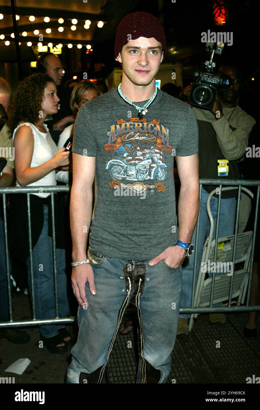 NEW YORK, NY – AUGUST 28: Justin Timberlake arrives for Joey Fatone’s ...