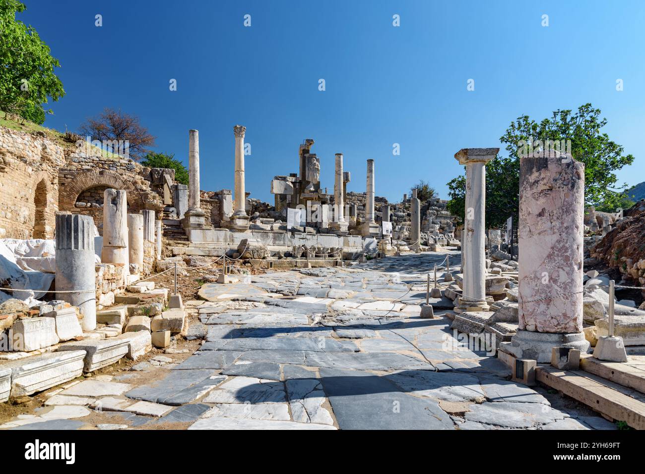 Awesome view of street in Ephesus (Efes) at Turkey Stock Photo - Alamy