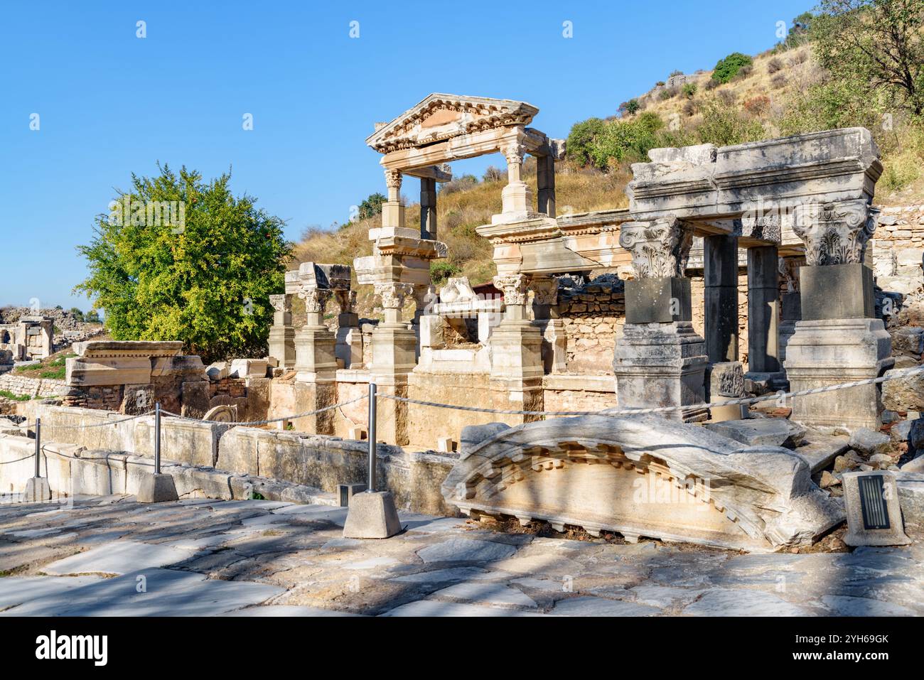 View of ruins in Ephesus (Efes), Izmir Province, Turkey Stock Photo - Alamy