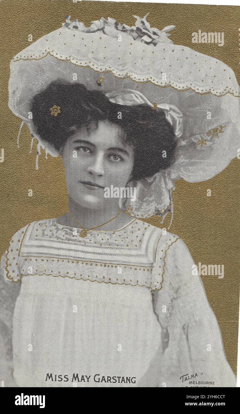 May Garstang- English Gaiety Theatre performer. An early image of ...