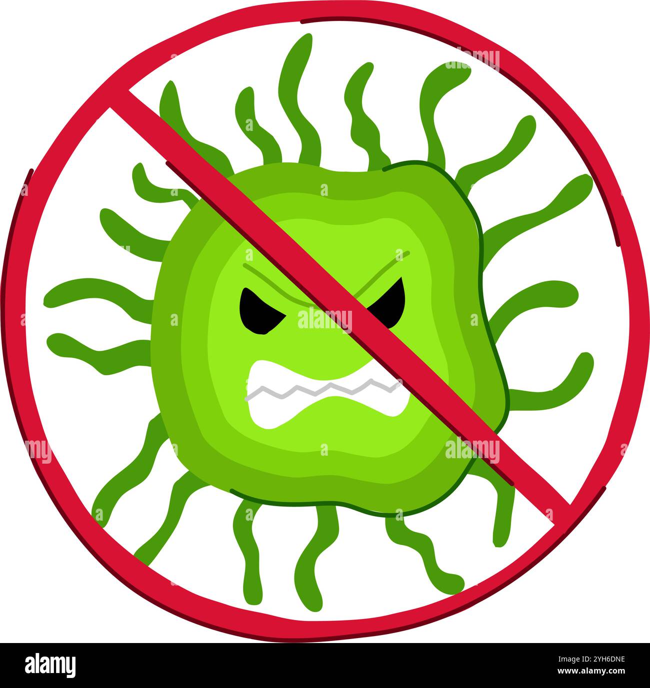 sanitizer anti bacteria cartoon vector illustration Stock Vector Image ...