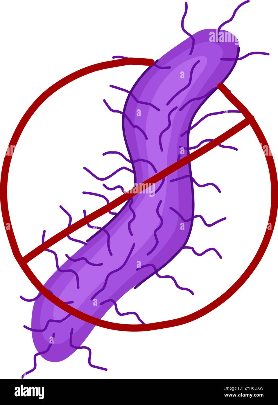 hygiene anti bacteria cartoon vector illustration Stock Vector Image ...