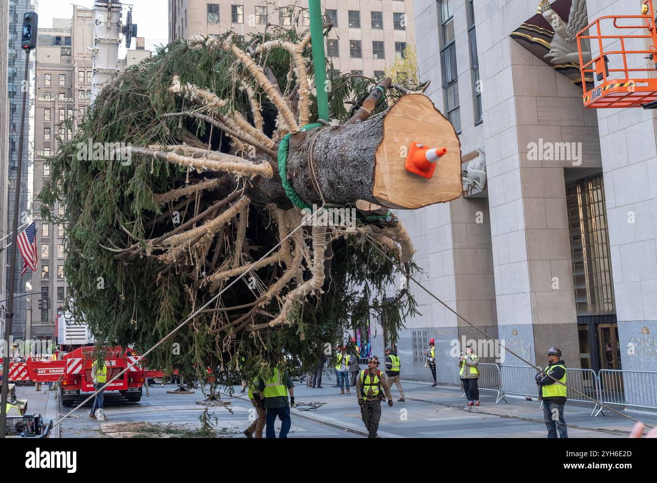New York, United States. 09th Nov, 2024. The Rockefeller Center ...