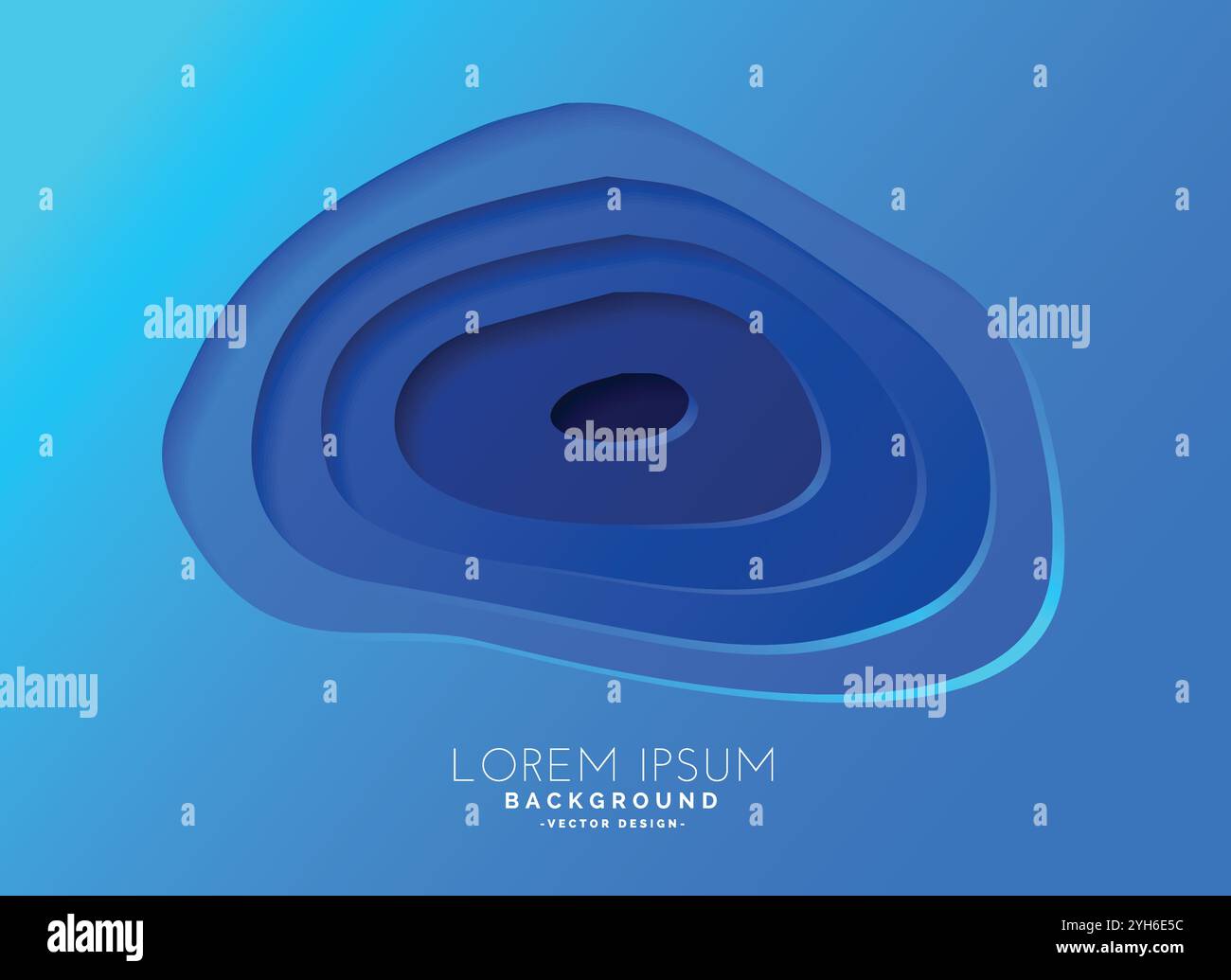 3d topographic contour map of a deep ocean Stock Vector Image & Art - Alamy