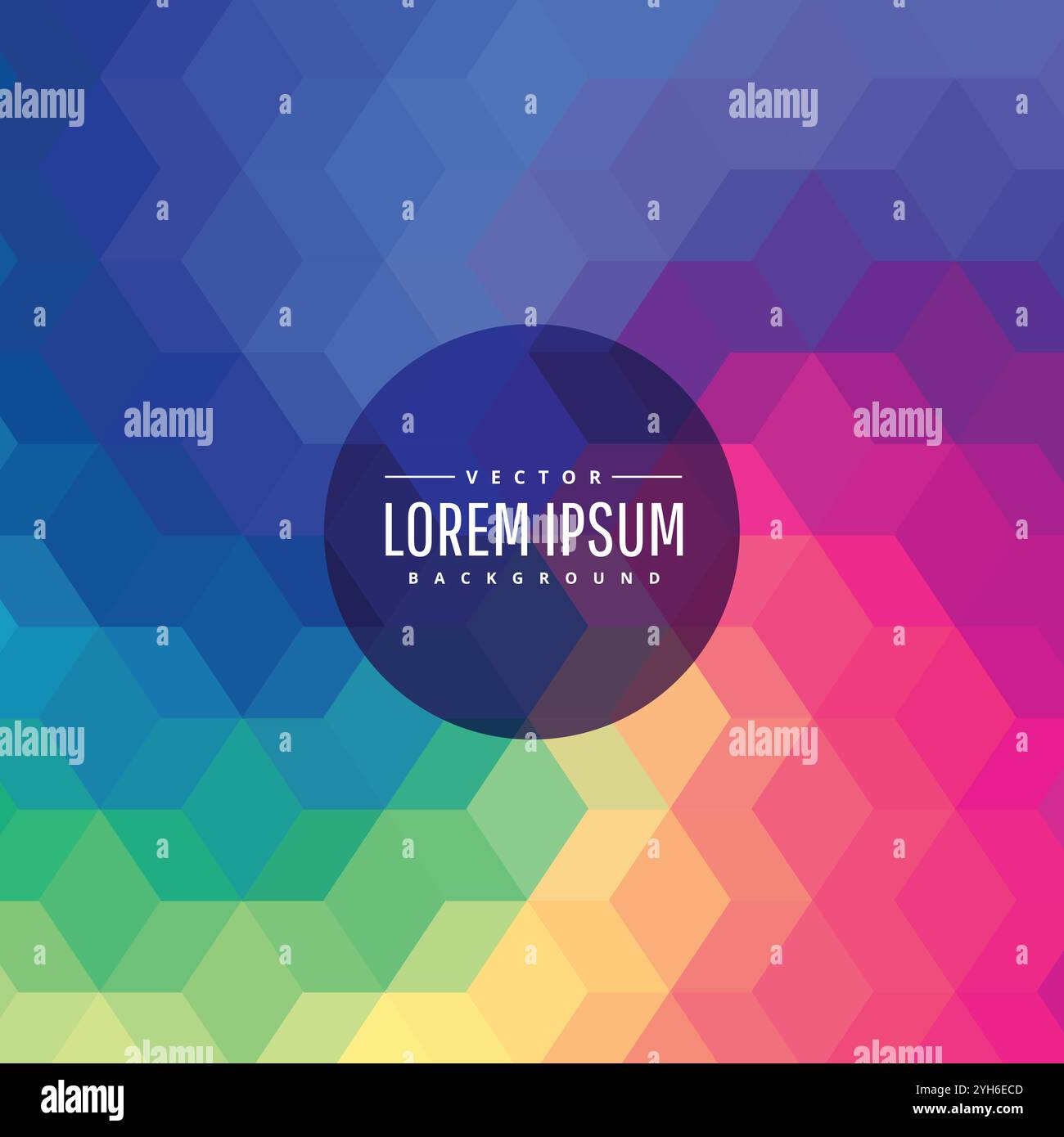 abstract geometrical shapes spectrum background Stock Vector Image ...
