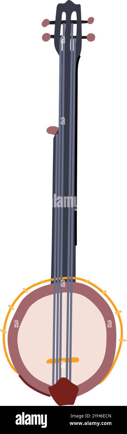 picking banjo cartoon vector illustration Stock Vector Image & Art - Alamy
