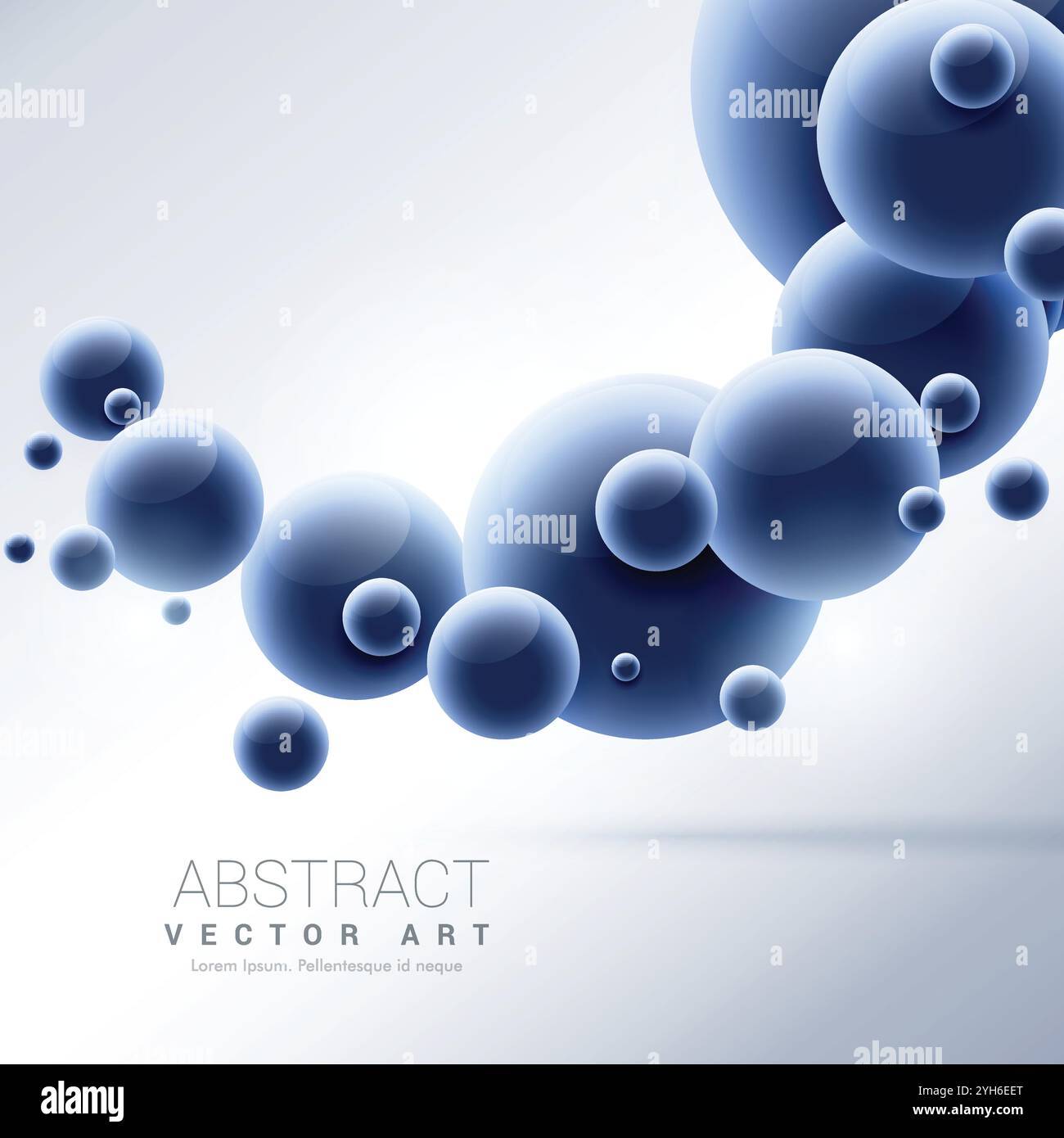 blue molecules science background Stock Vector Image & Art - Alamy