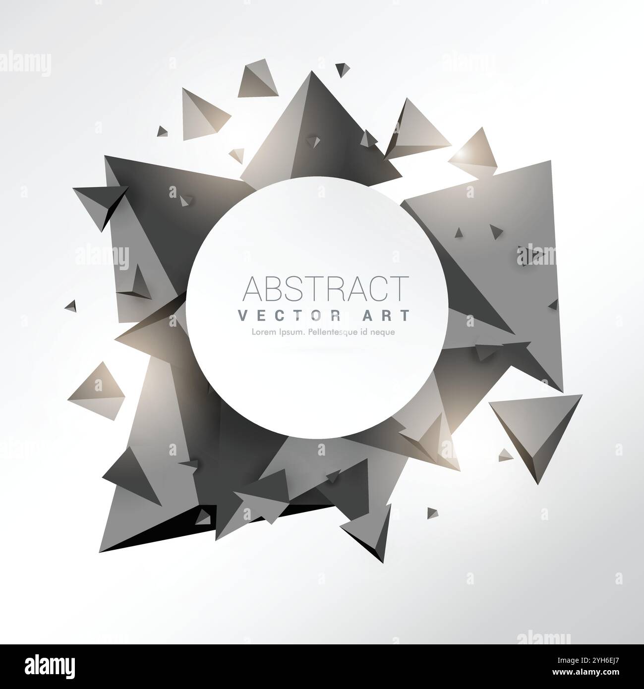 Black triangles Stock Vector Images - Alamy