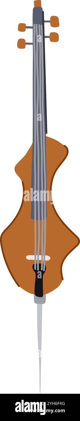 sound cello cartoon vector illustration Stock Vector Image & Art - Alamy