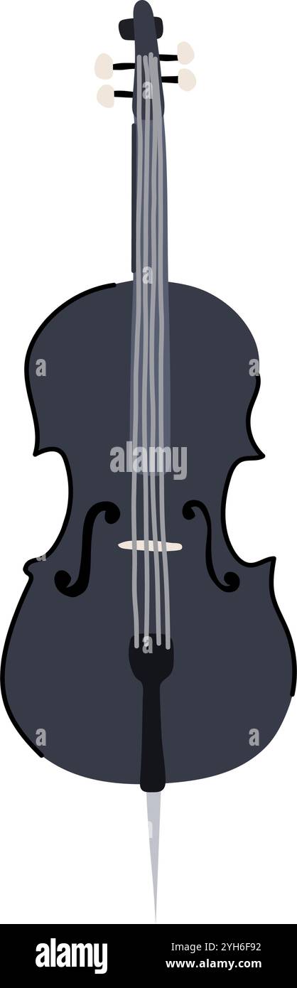 musician cello cartoon vector illustration Stock Vector Image & Art - Alamy