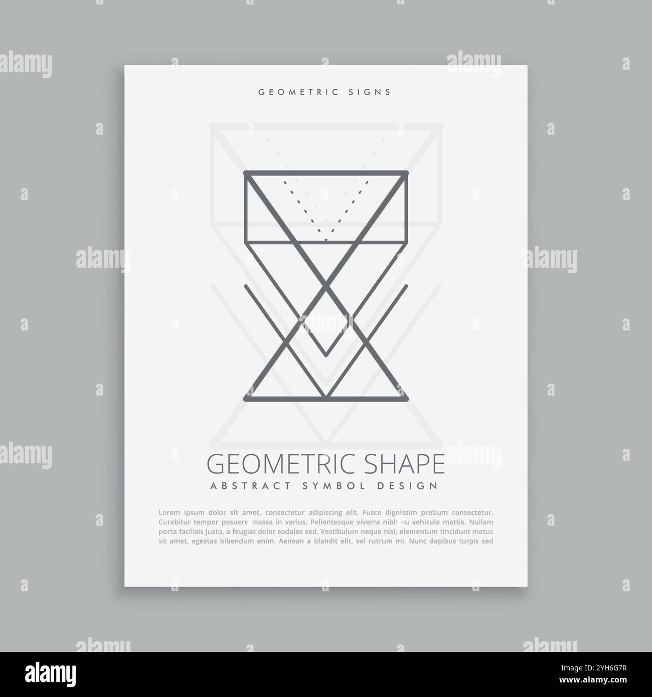 sacred geometry lineart shape poster flyer Stock Vector Image & Art - Alamy
