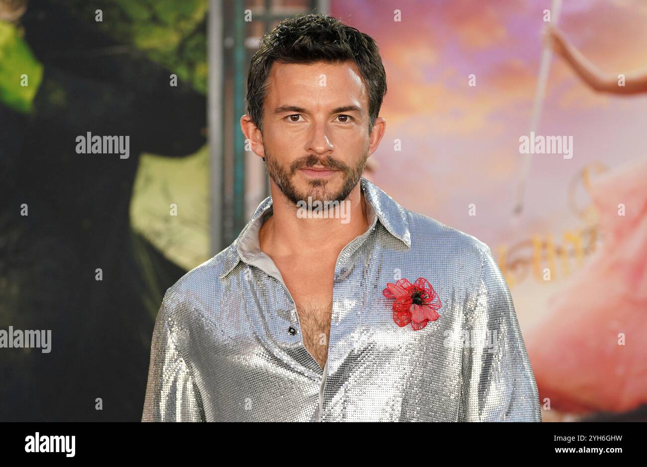 Jonathan Bailey arrives at the premiere of "Wicked" on Saturday, Nov. 9 ...
