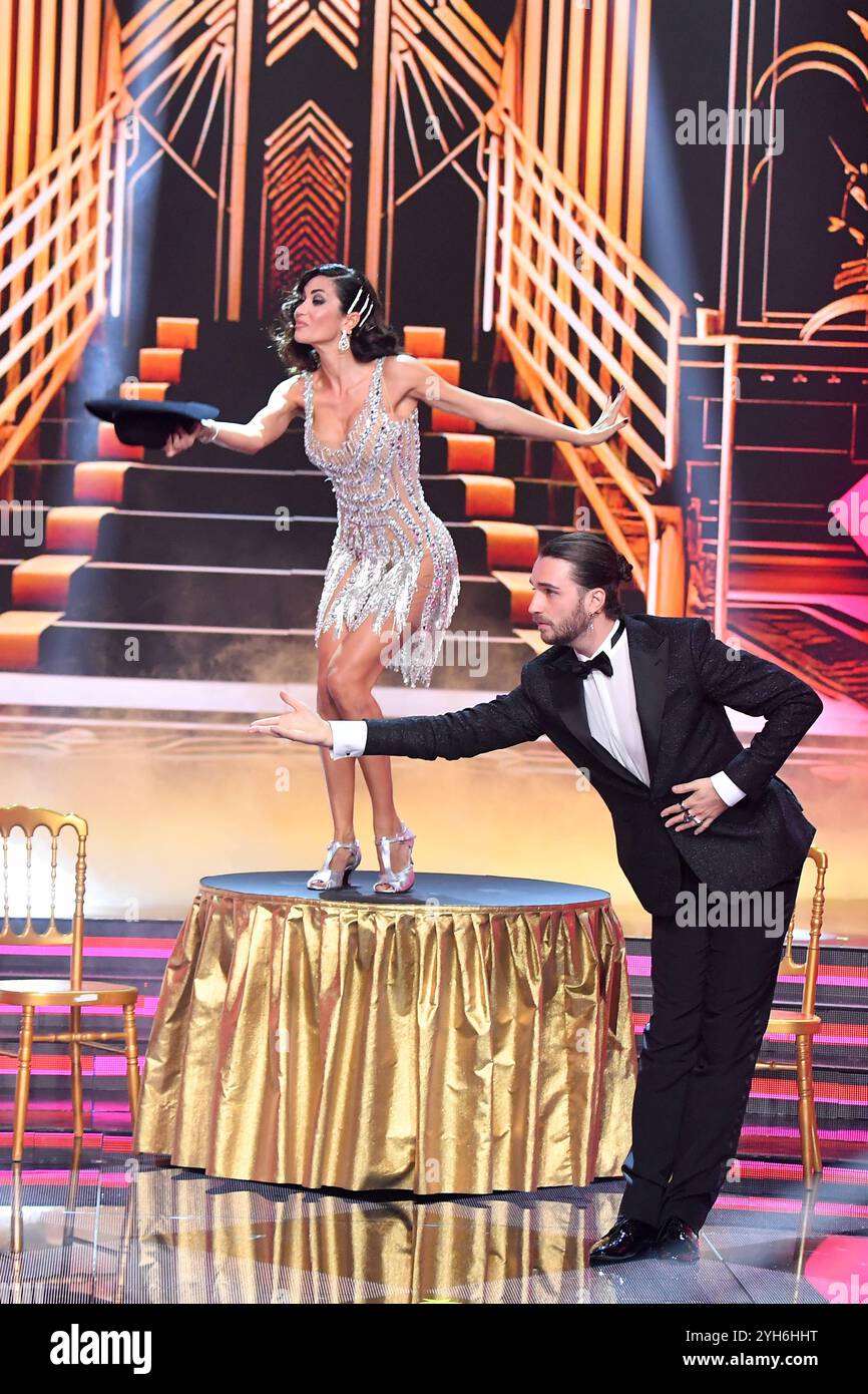 Rome: Rai Studios Auditorium of the Foro Italico. Dancing with the Stars. In the photo: Federica ...
