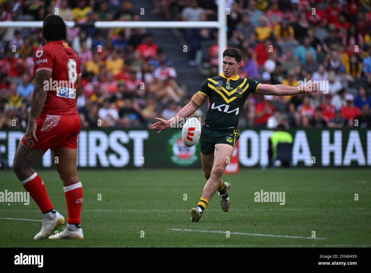Sydney, Australia. 10th Nov, 2024. Mitchell Moses of Australia during ...
