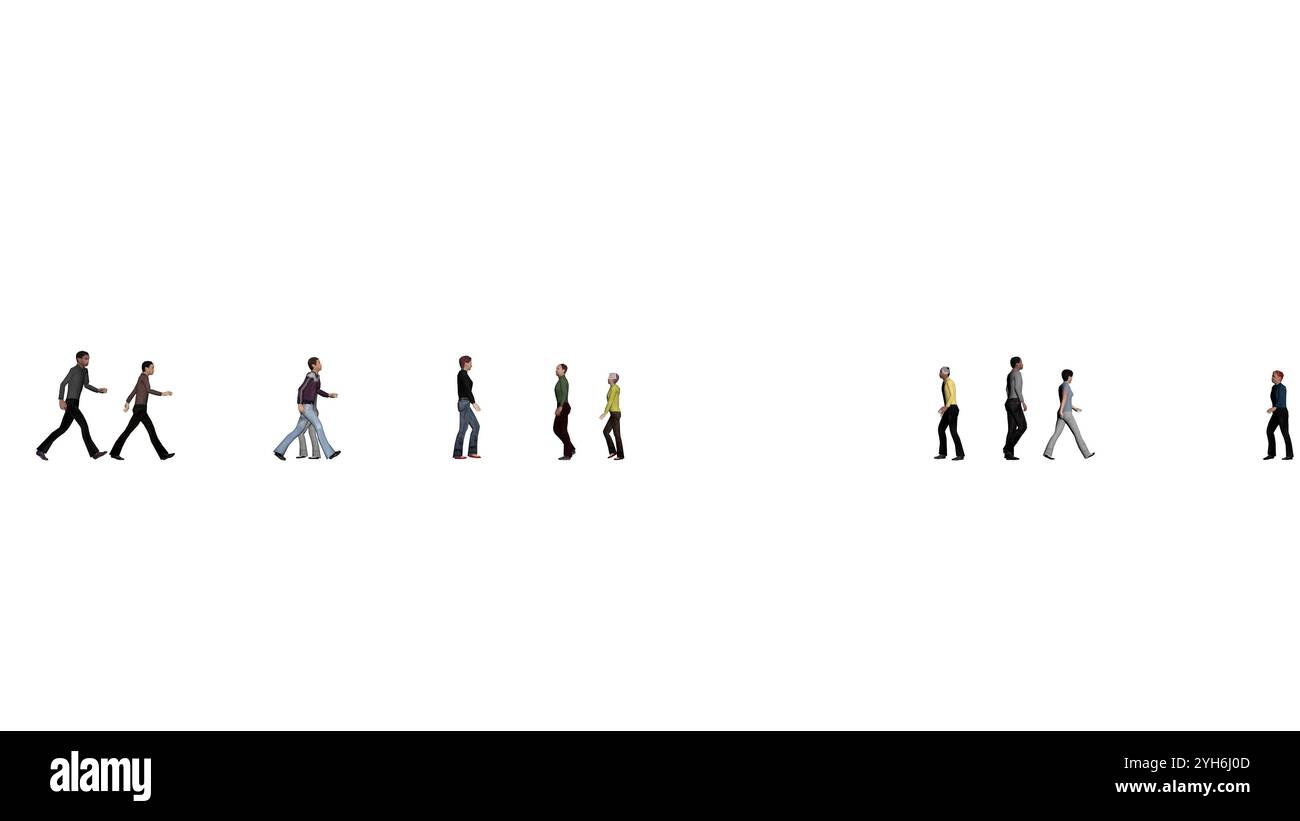 Night crowd crosswalk nyc pedestrian hi-res stock photography and images - Alamy