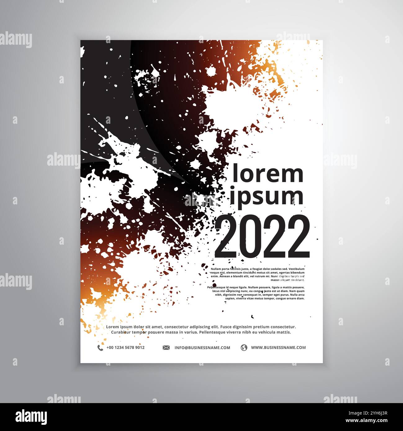 creative brochure flyer design with vibrant colors template design ...