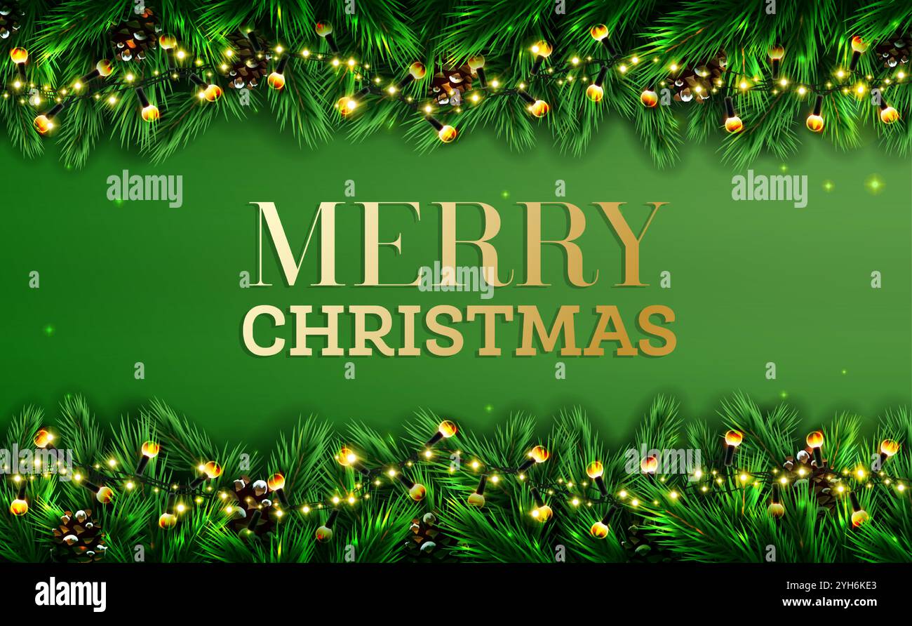 Tree lights closeup Stock Vector Images - Alamy