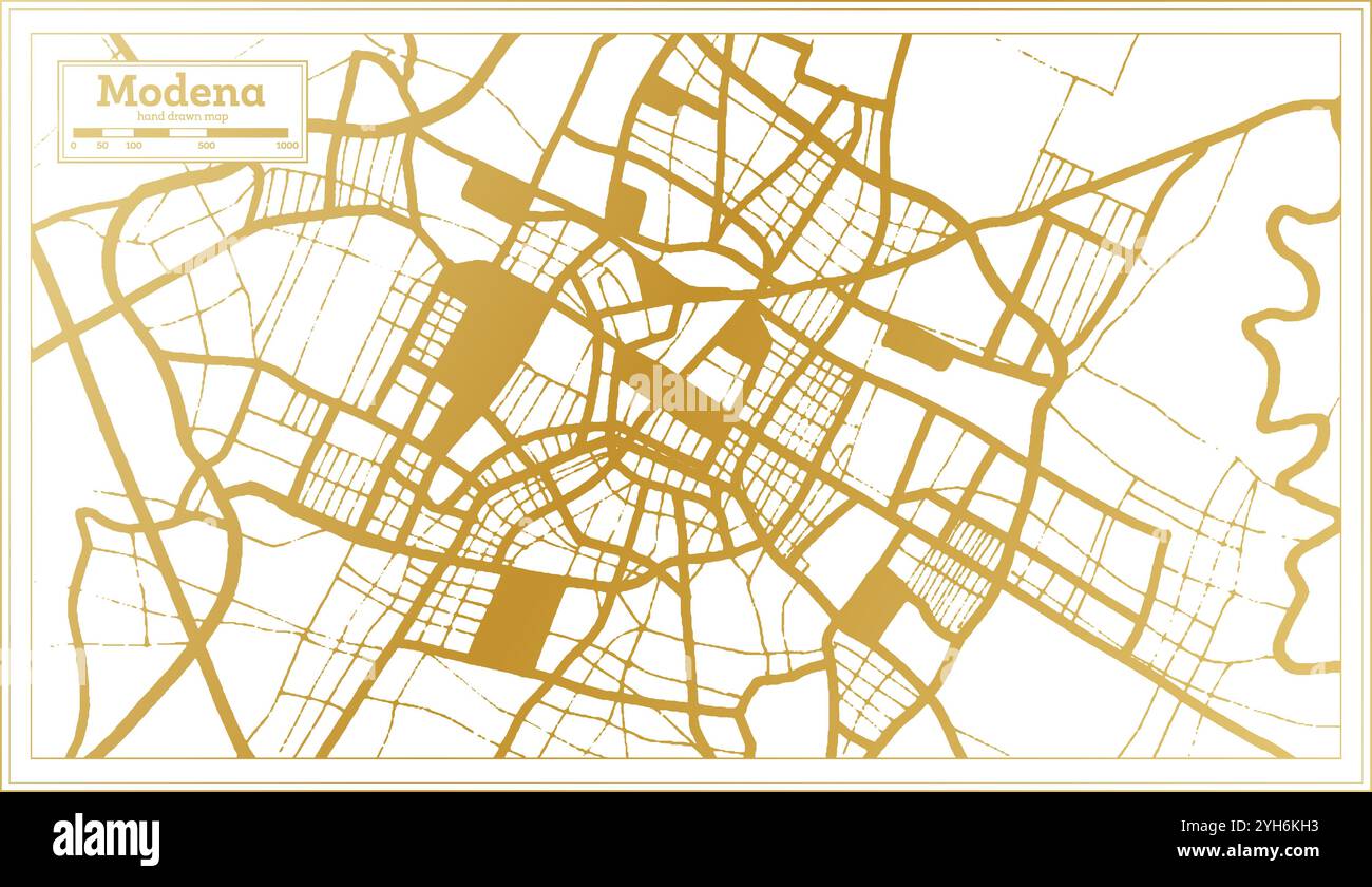 Modena map hi-res stock photography and images - Alamy
