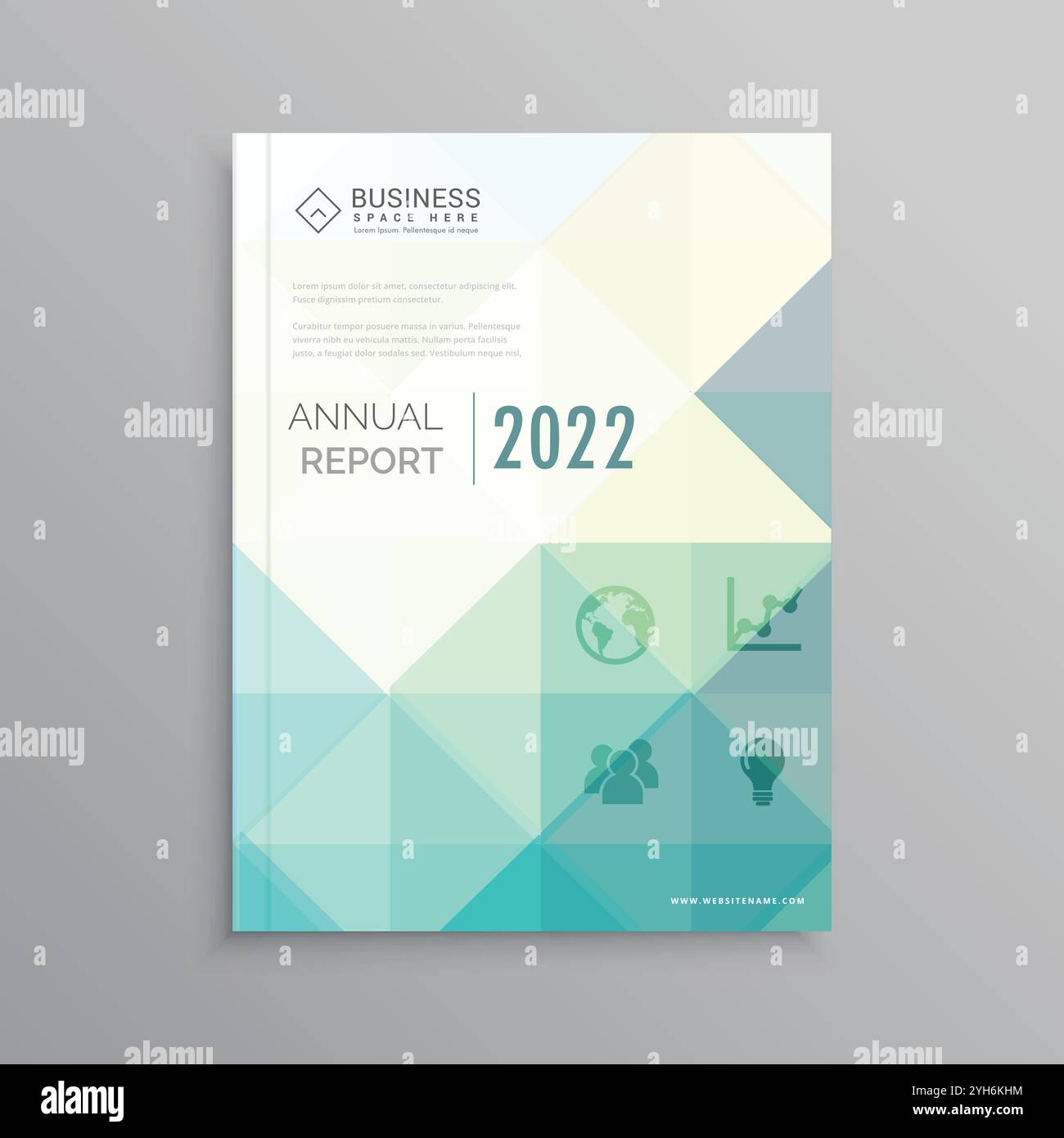 stylish magazine cover annual report business flyer brochure template ...