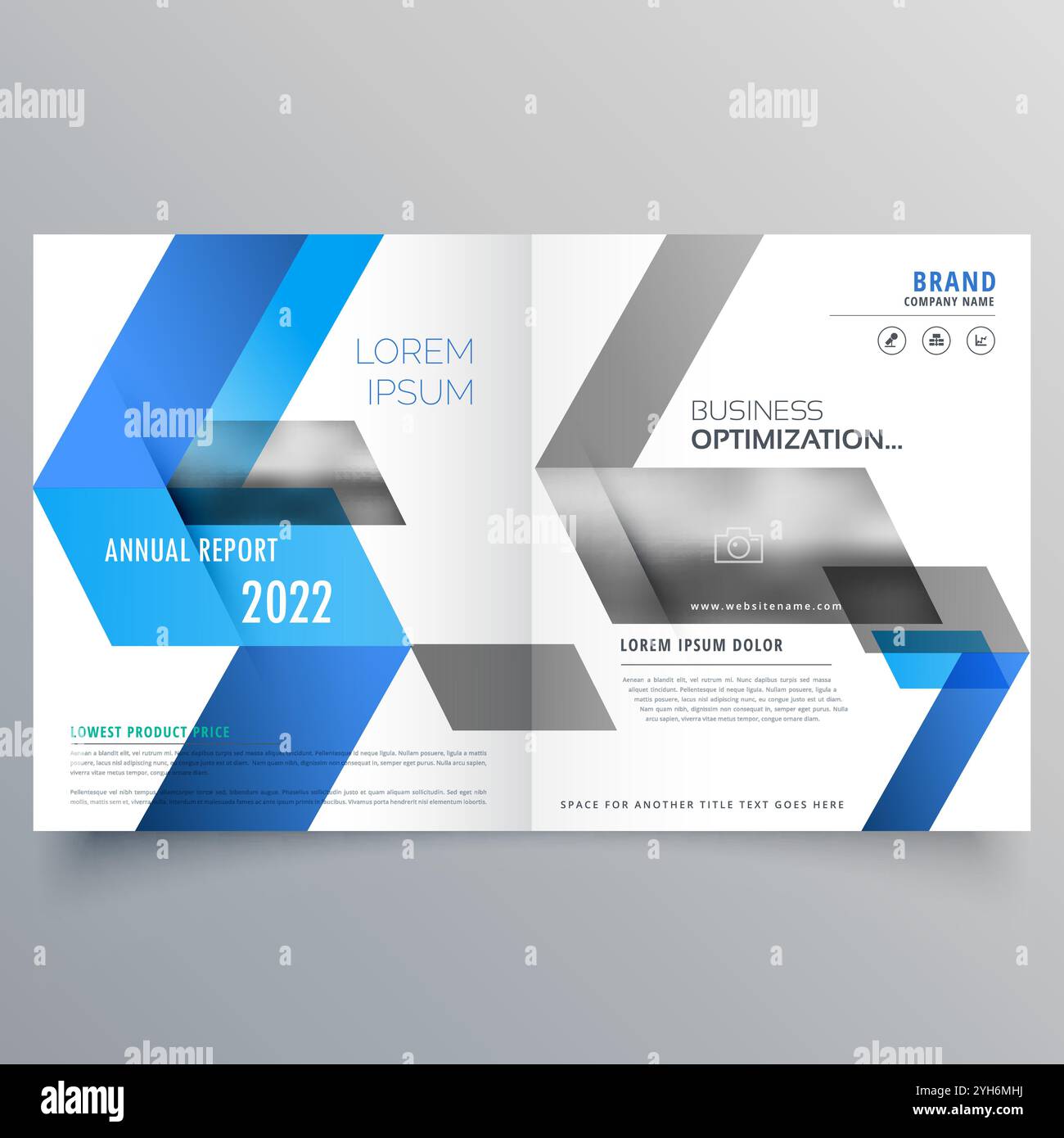 modern business Bifold brochure design template design illustration ...