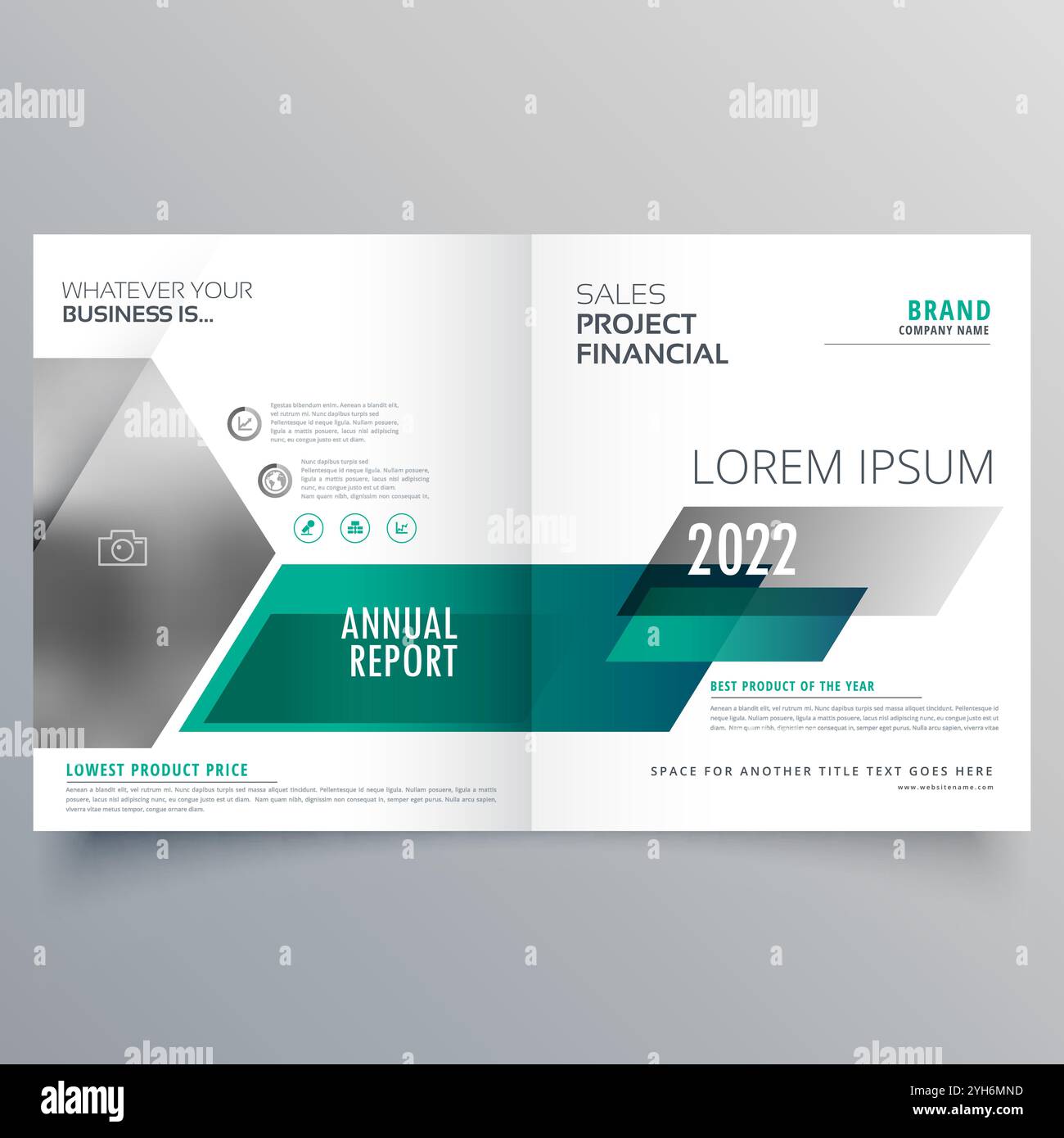 modern business Bifold brochure design template design illustration ...